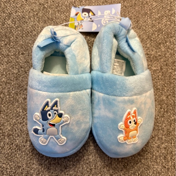 Bluey | Shoes | Nwt Bluey And Bingo Soft Blue Kids Slippers | Poshmark